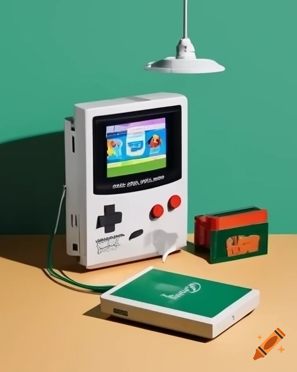 Nintendo Entertainment System game cartridge on child's desk from 1988 ...