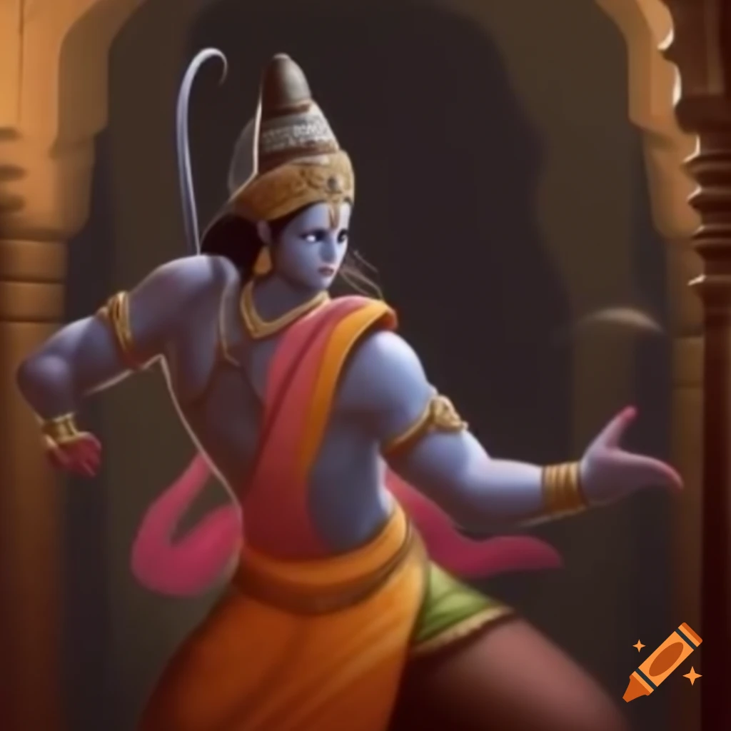 Mahabharat, an ancient Indian epic depicting the Kurukshetra war and ...