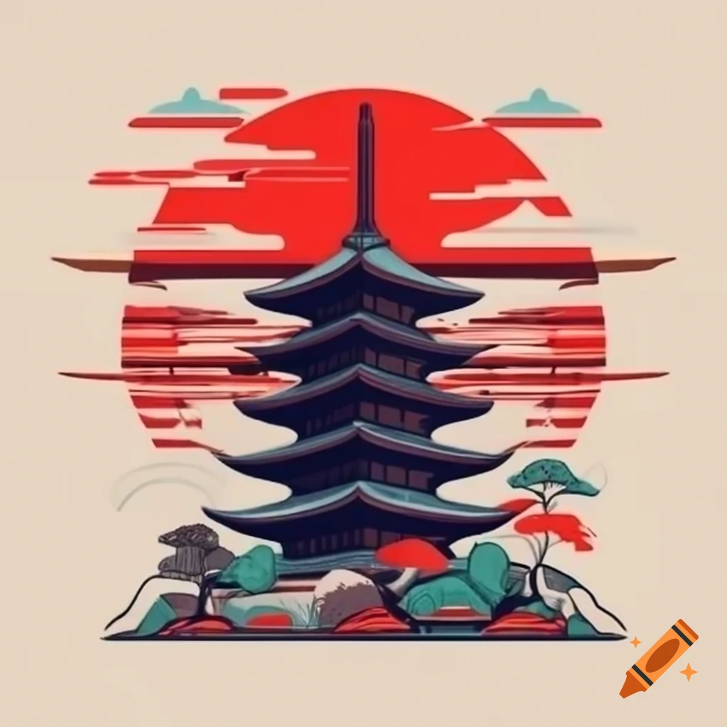Stylish tokyo graphic design for t-shirt on Craiyon
