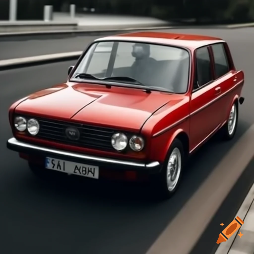 Classic Soviet car, VAZ 2106 on Craiyon