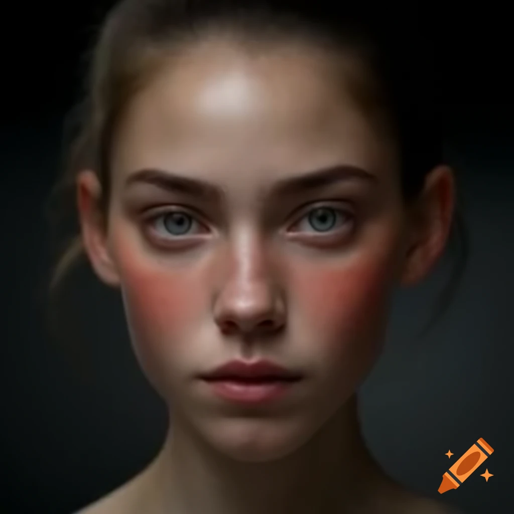 Realistic depiction of a person on Craiyon