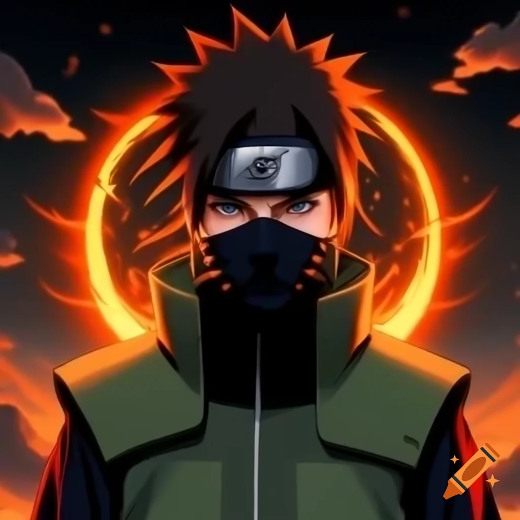 Ninja in Naruto style enhancing the image in Suna on Craiyon