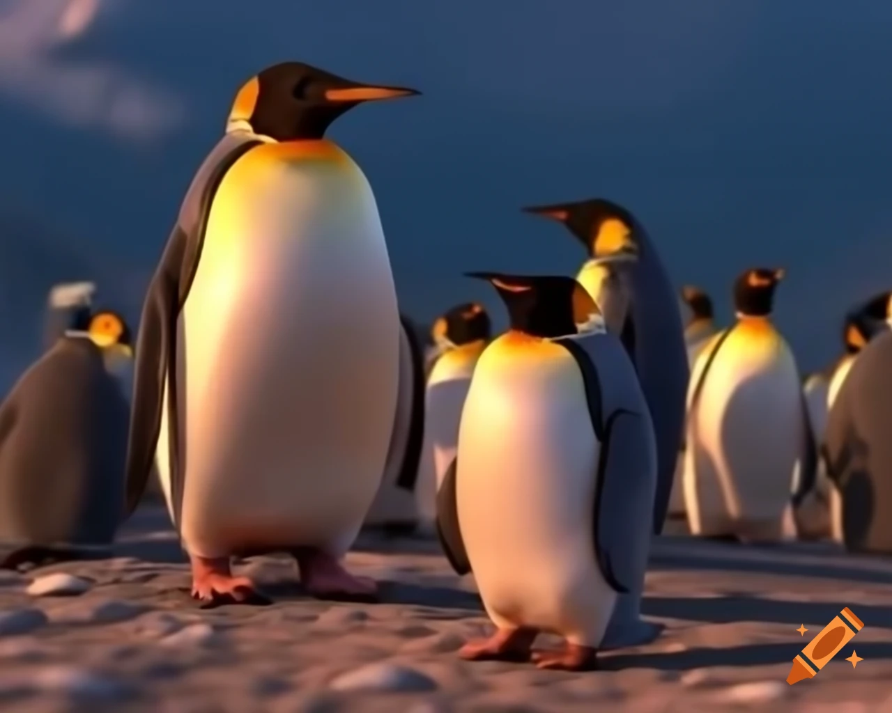 Penny the Penguin, clever and adventurous, showcasing resourceful ...