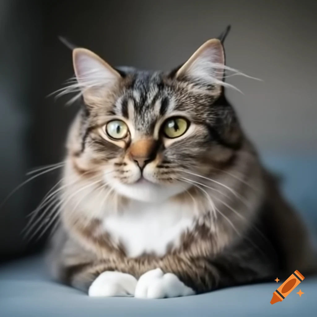 Zazu cat, a specific breed or character, possibly depicting unique ...