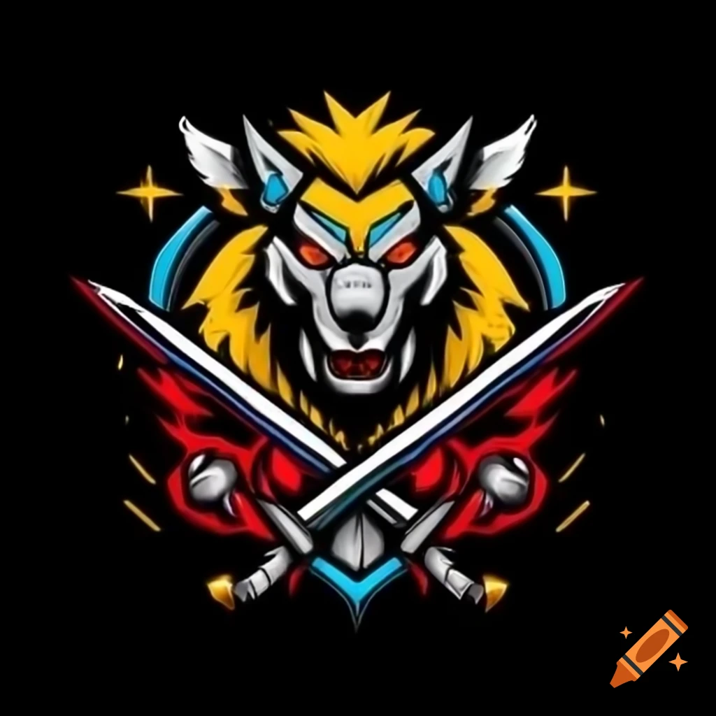 Concept for gaming channel logo featuring warrior or animal elements on ...