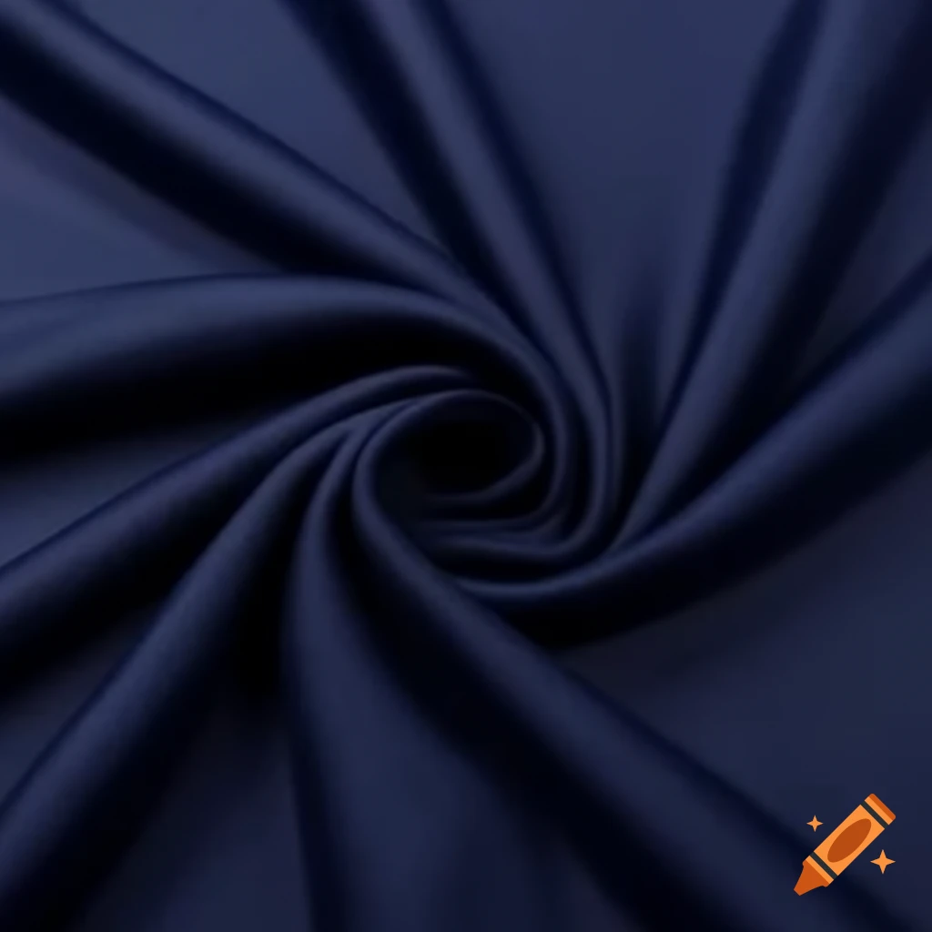 Navy blue unstitched cloth for men's fashion on Craiyon