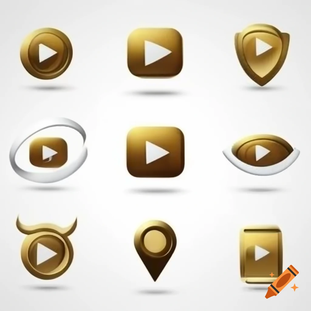 Set of modern youtube membership badges in vibrant colors and unique ...