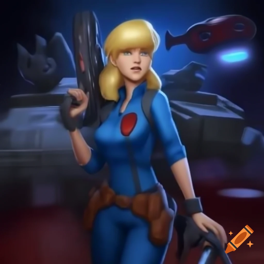 Evil Maria Robotnik in blue Dr. Eggman attire, with warships and robots ...