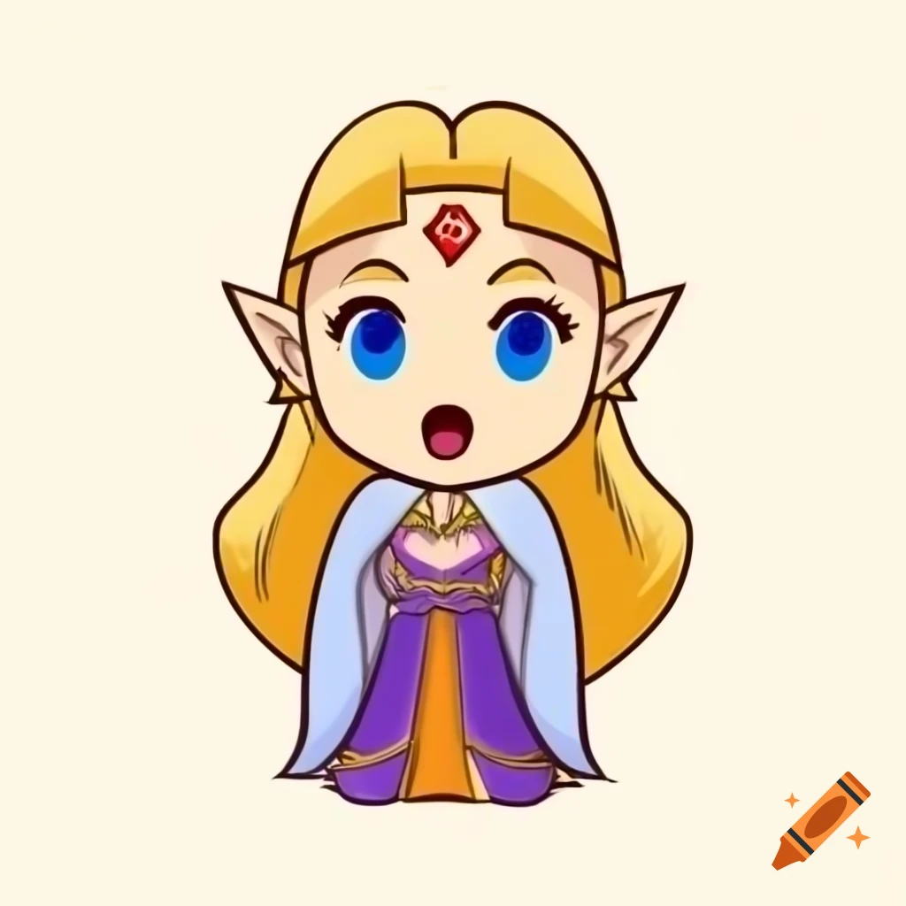 Princess zelda character from video games on Craiyon