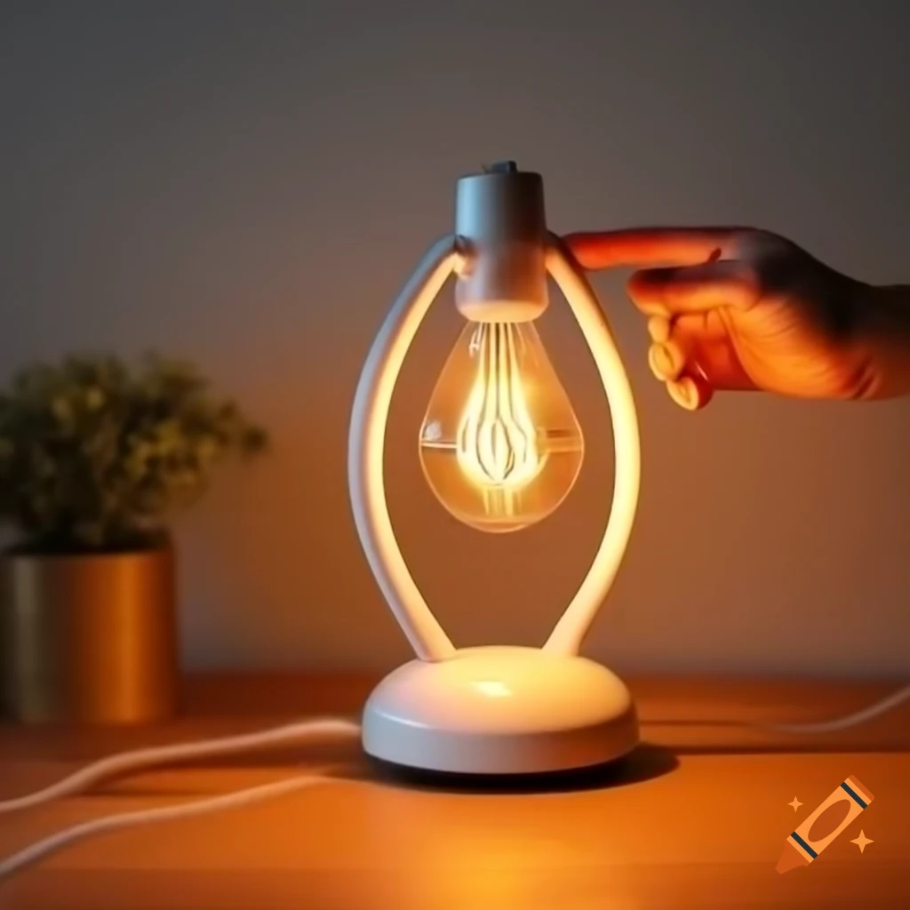 Innovative table lamp design powered by a sensor for energy ...