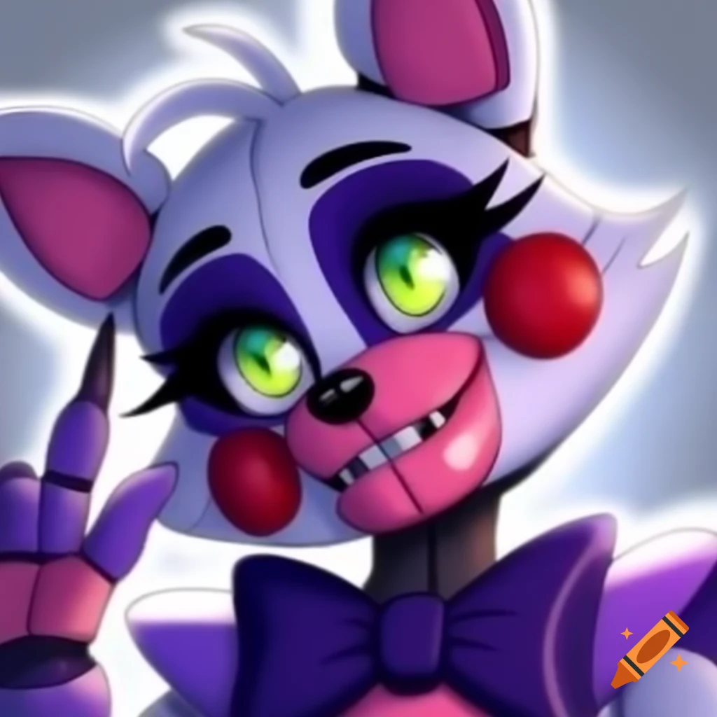 Female animatronic raccoon design on Craiyon