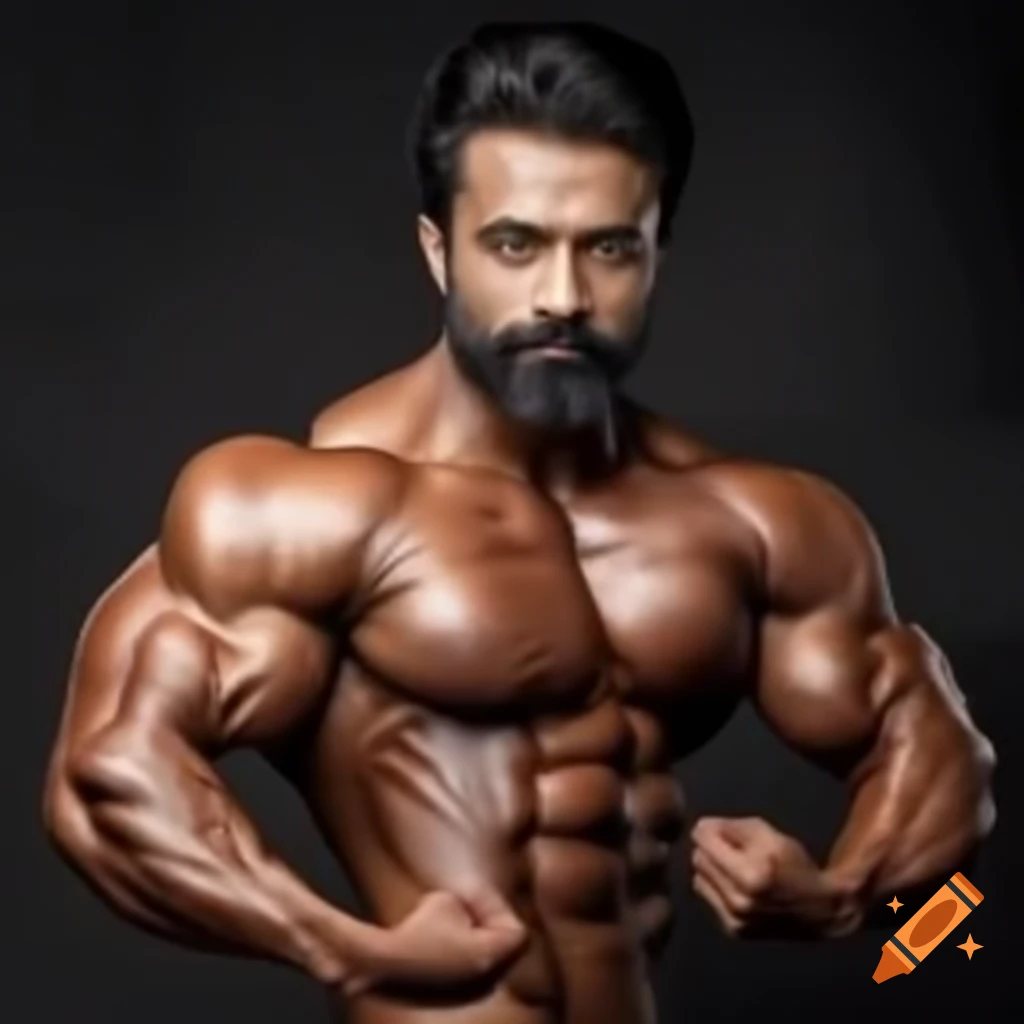 Bodybuilding images created on Craiyon