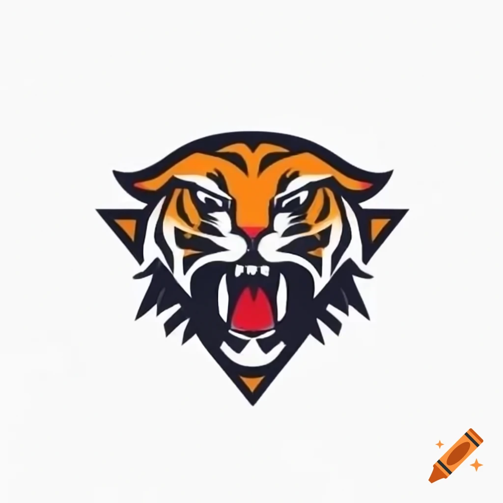 Dynamic logo of bengal tiger holding football, inspired by nfl and ...