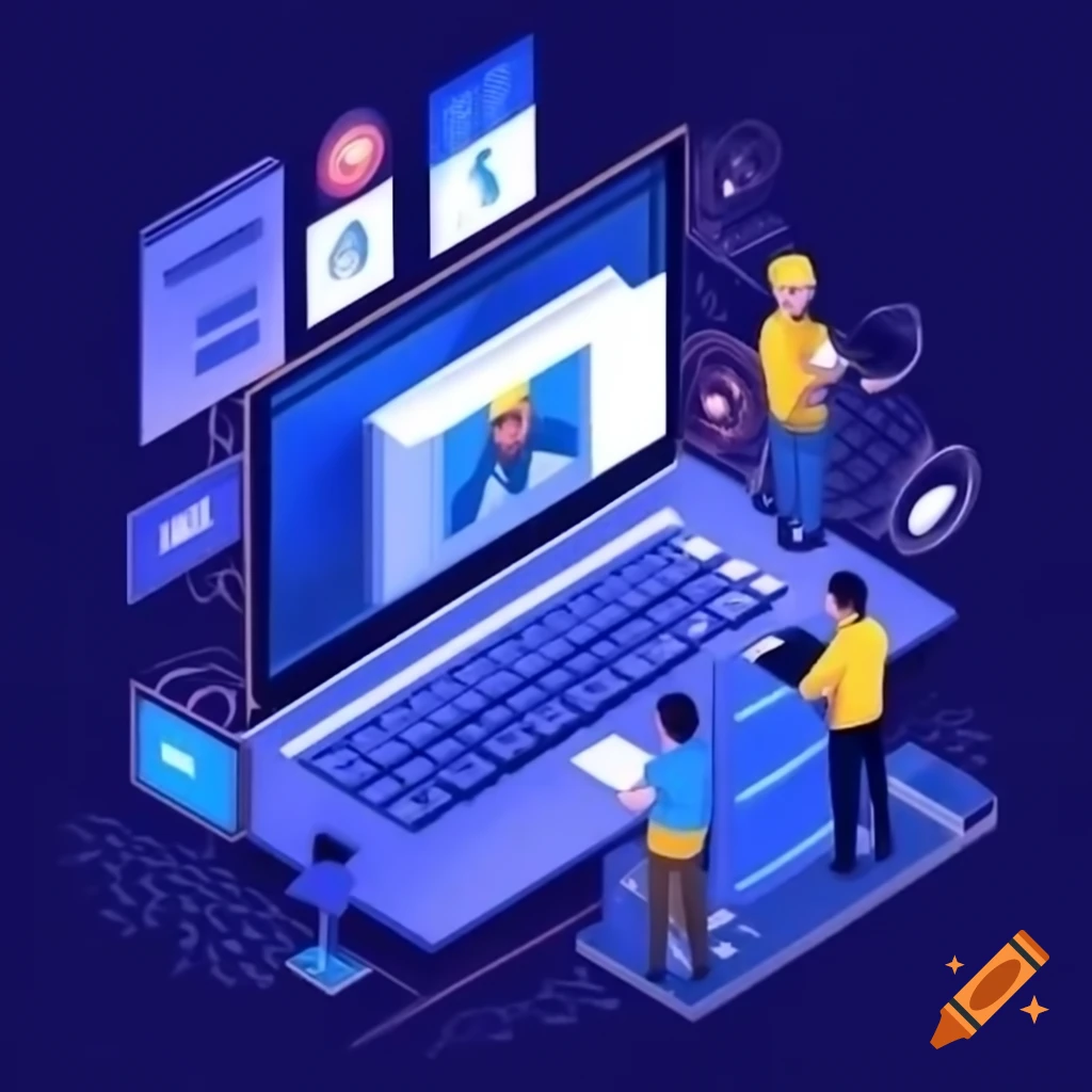 Innovative user interface design for immersive learning in UI/UX on Craiyon