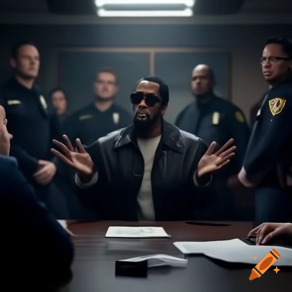 Sean 'P. Diddy' Combs in police interrogation room, defending innocence ...