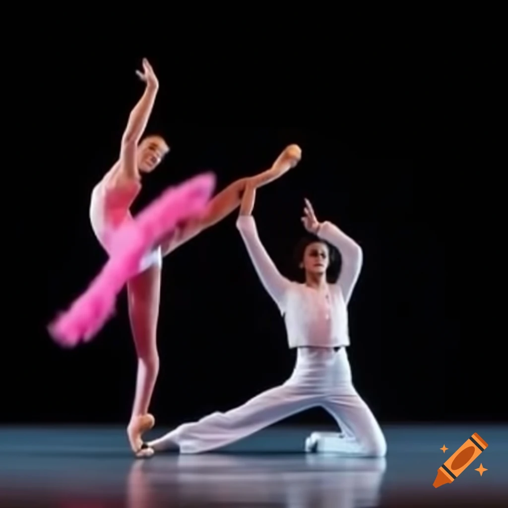 Dancer performing traditional dance on Craiyon