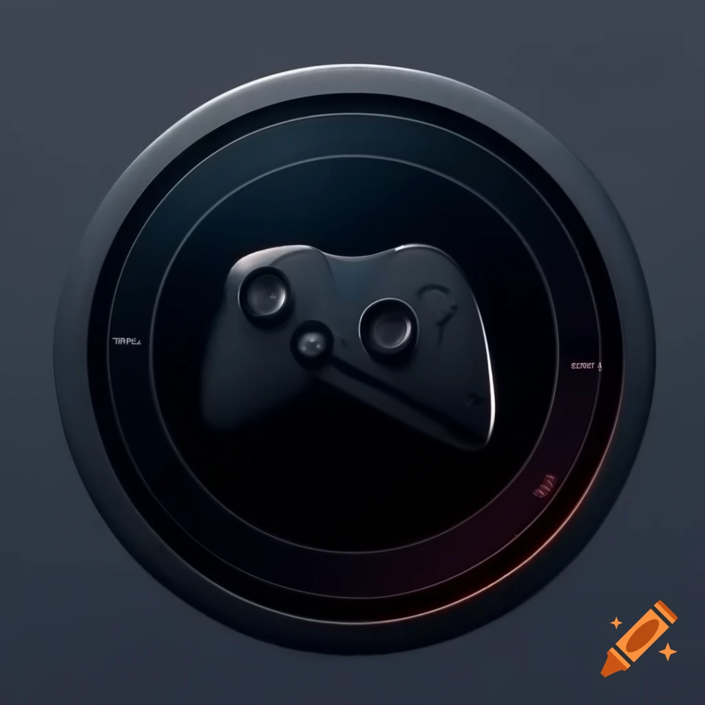 GamerCoin cryptocurrency token with minimalist design and game ...