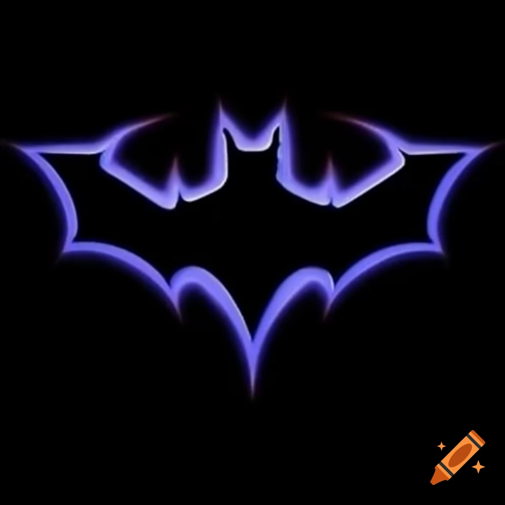 Rock music-inspired bat logo with sharp angles and aggressive design on ...