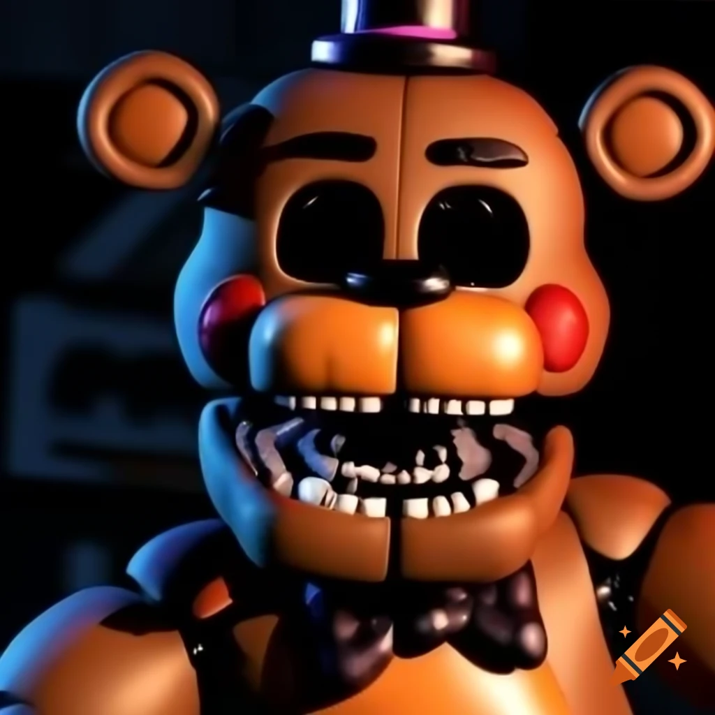 Withered animatronic toy from Five Nights at Freddy's 2 on Craiyon