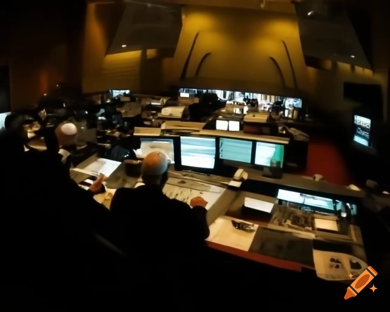 Closing scene of Sunday Morning Mass on CBS, June 27, 2004 on Craiyon