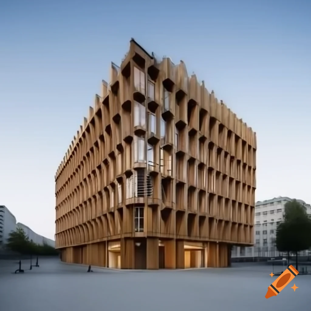 Five-storey wooden building with 120 square meter interior at potsdamer ...