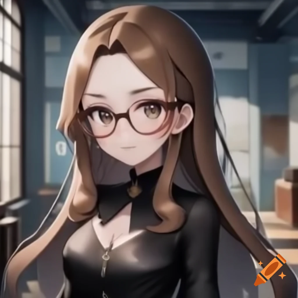 Female pokémon gym leader in gothic dress with absol companion on Craiyon