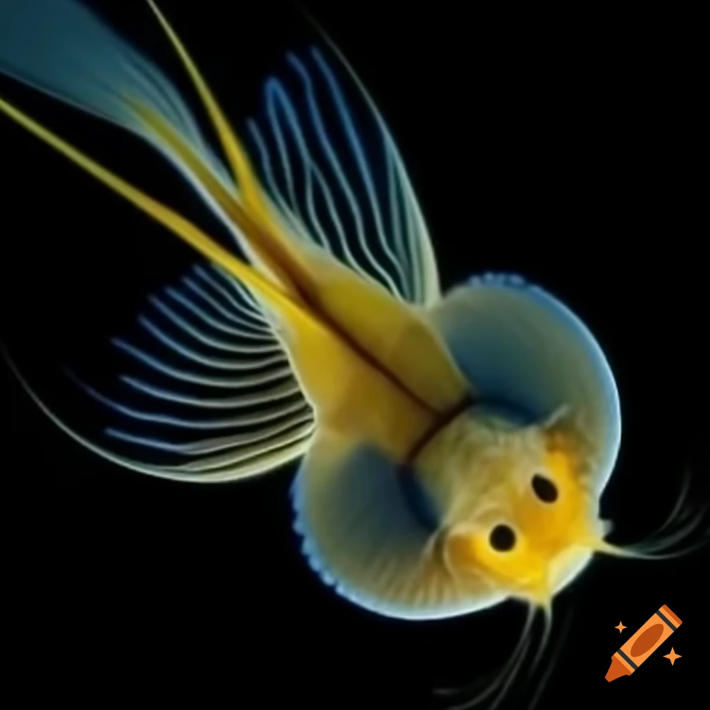 Humanoid haemulon fish character design on Craiyon