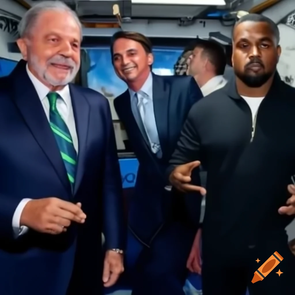 Jair Bolsonaro, Lula da Silva, and Kanye West on Apollo 11 spaceship ...