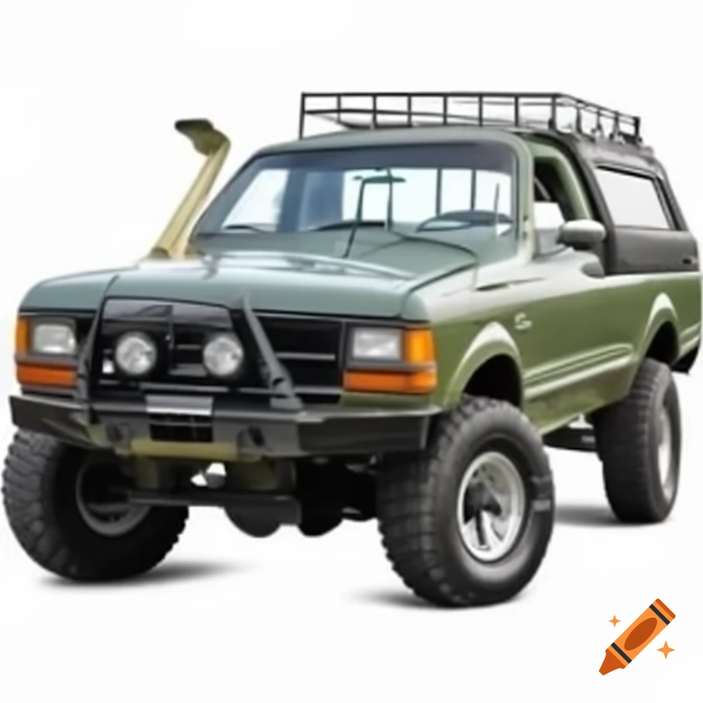 1988 ford ranger xlt in army green with off-road bumper, topper, and ...