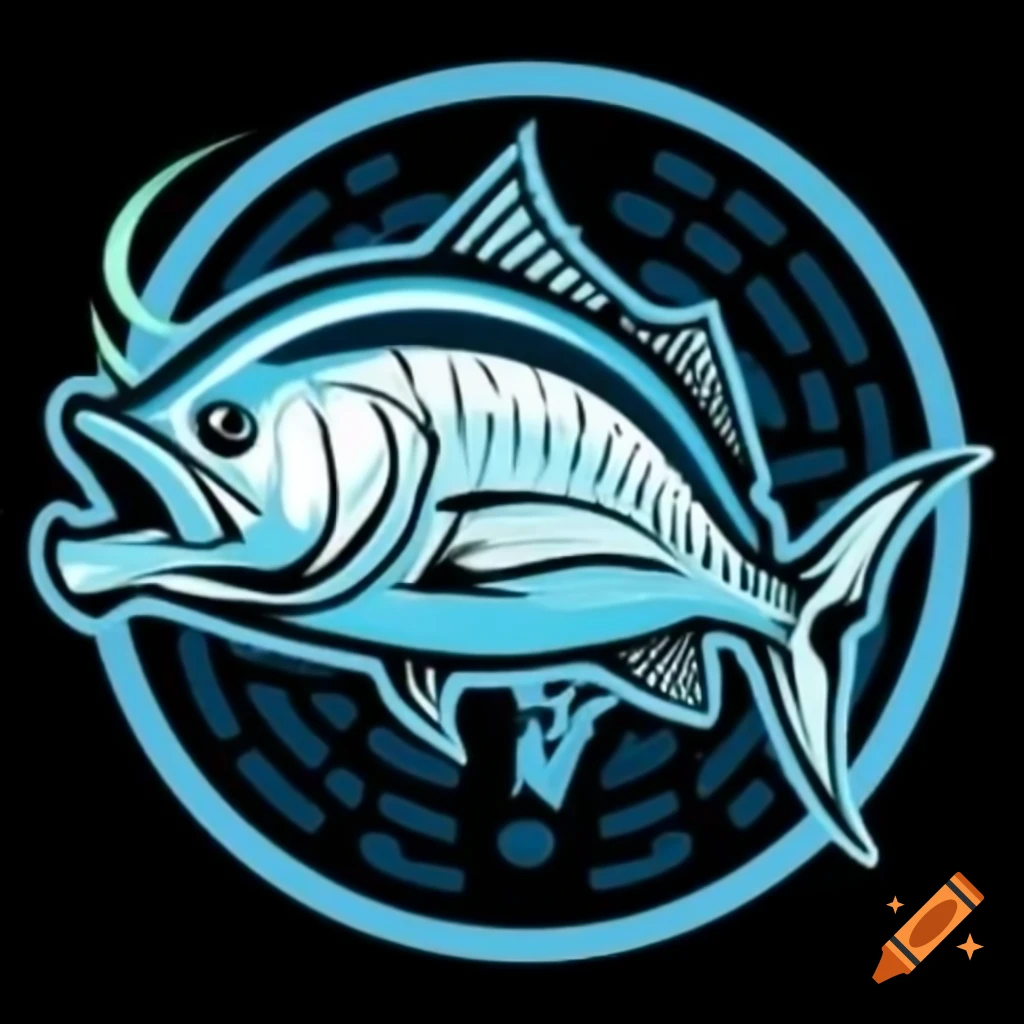 Fishing club logo featuring TGC Anglers with fisherman and giant ...