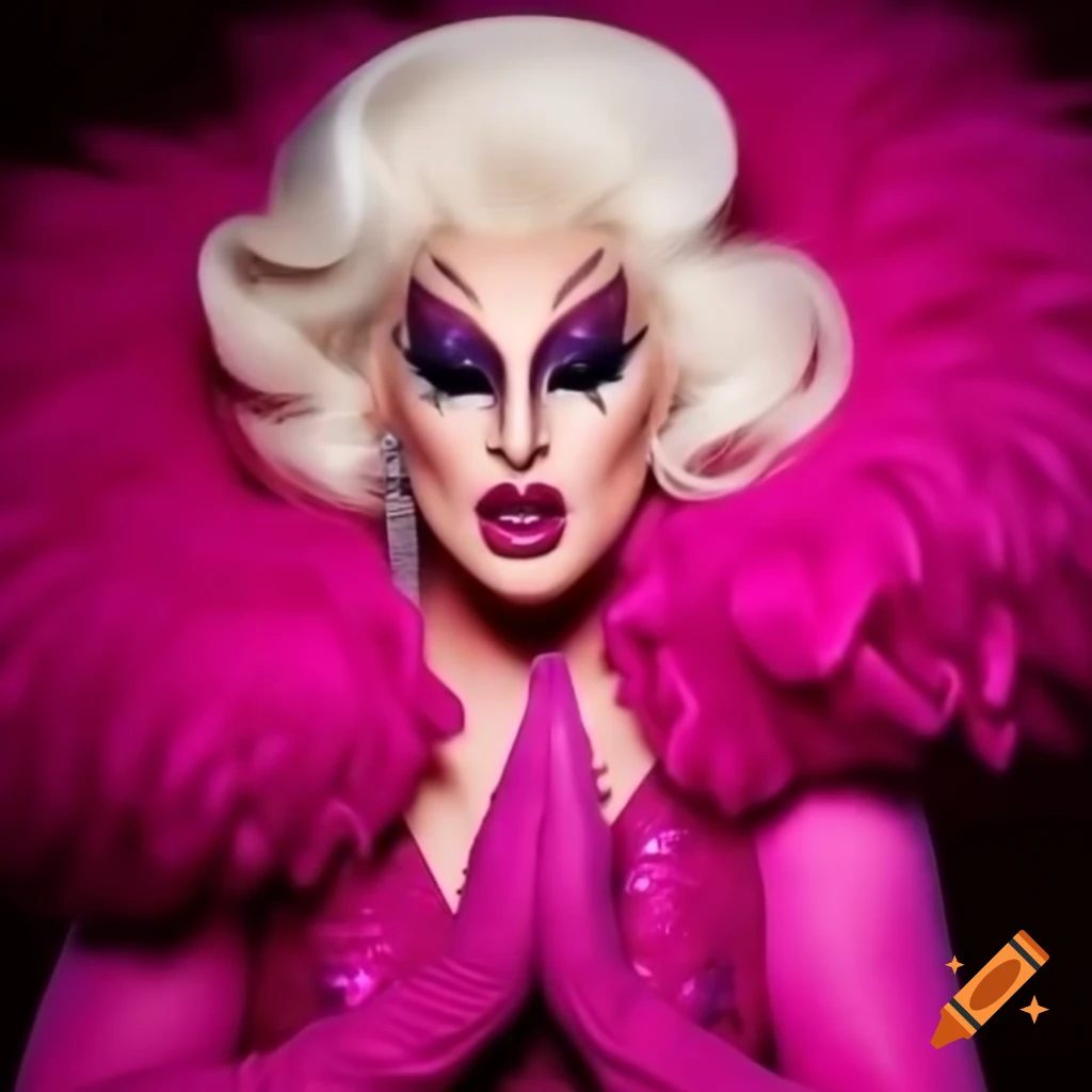 Disco-themed fashion look for RuPaul's Drag Race queen Ilona Velvet in ...