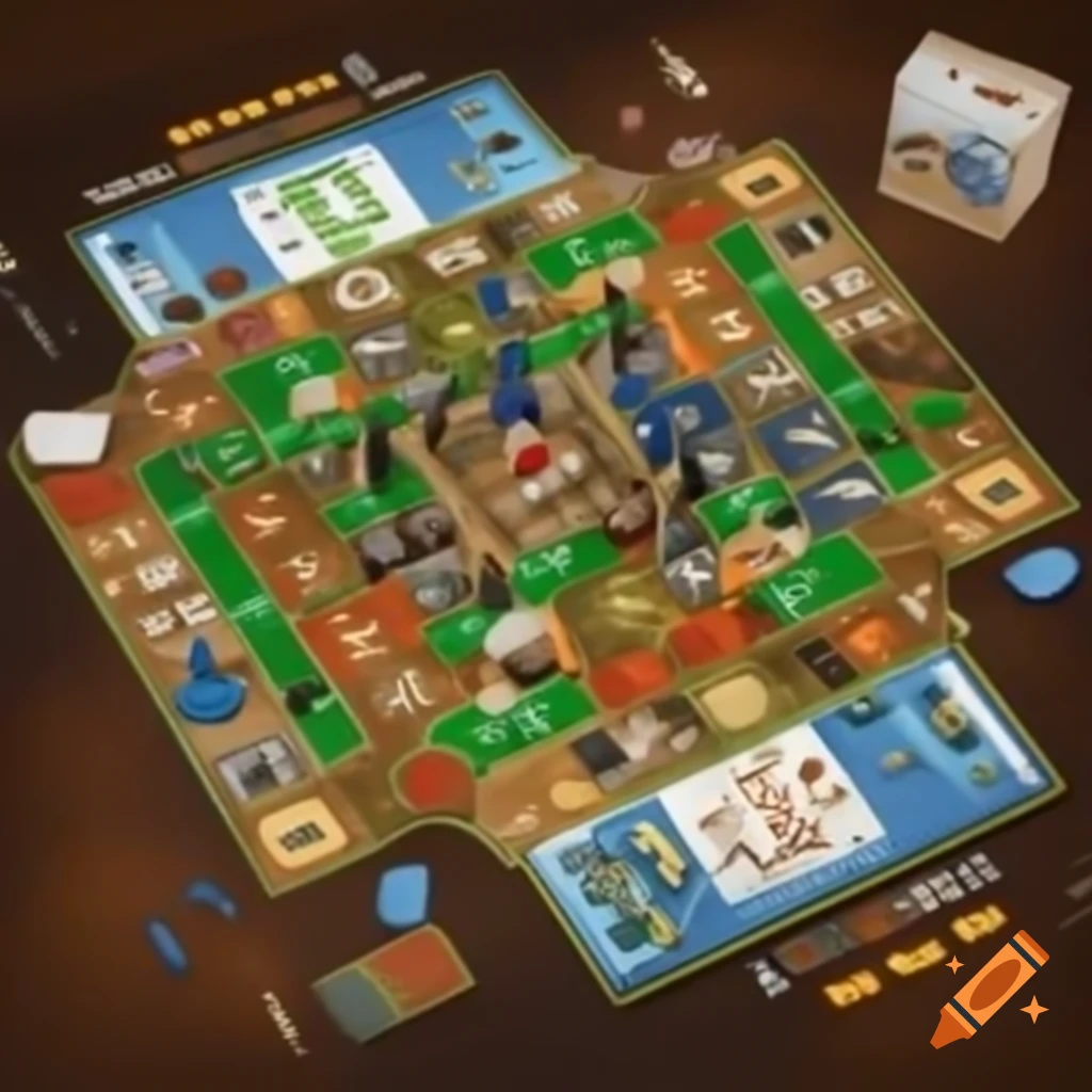 Board game inspired by lord of the flies depicting labor division on ...