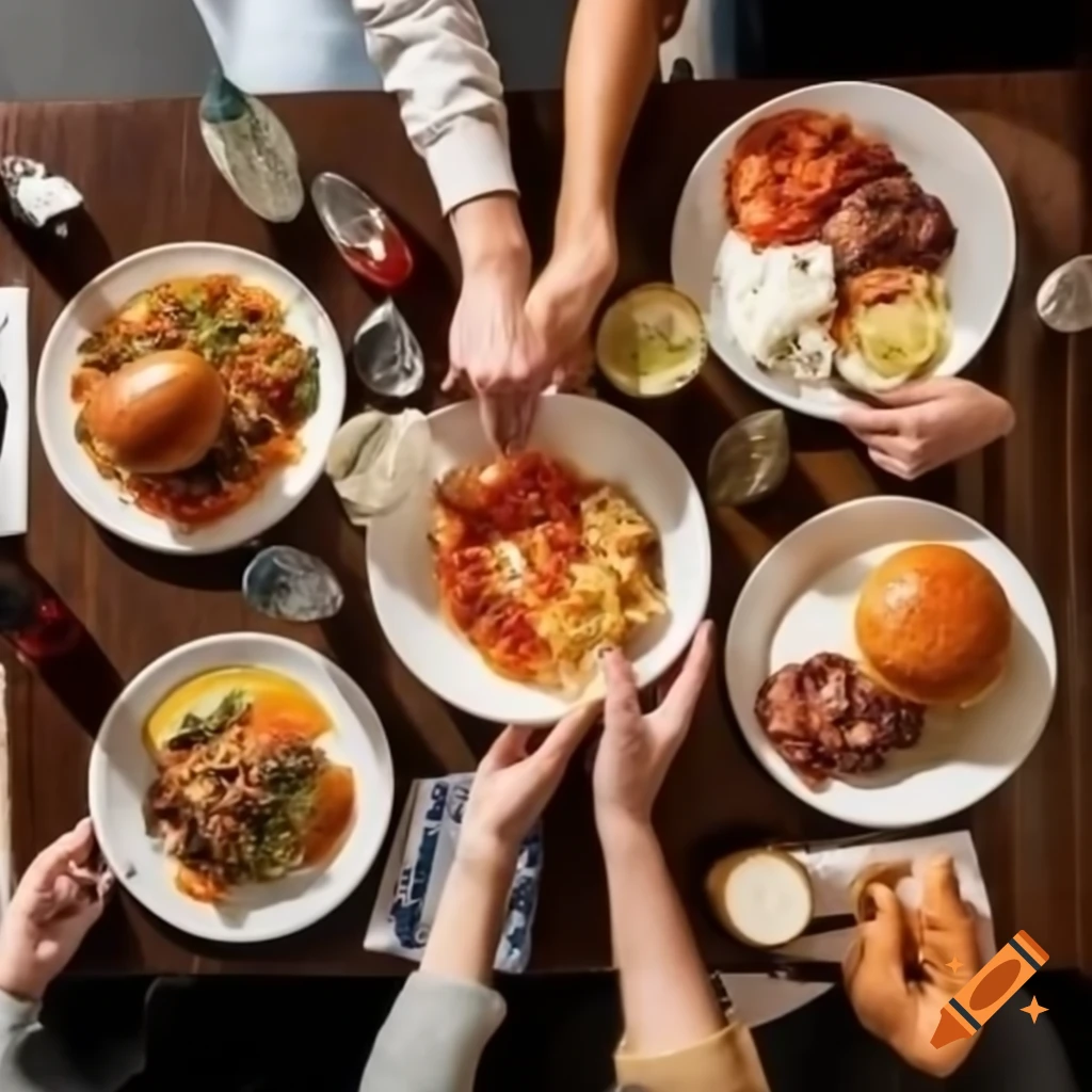 Comparison of unappealing and professionally styled food dishes on Craiyon