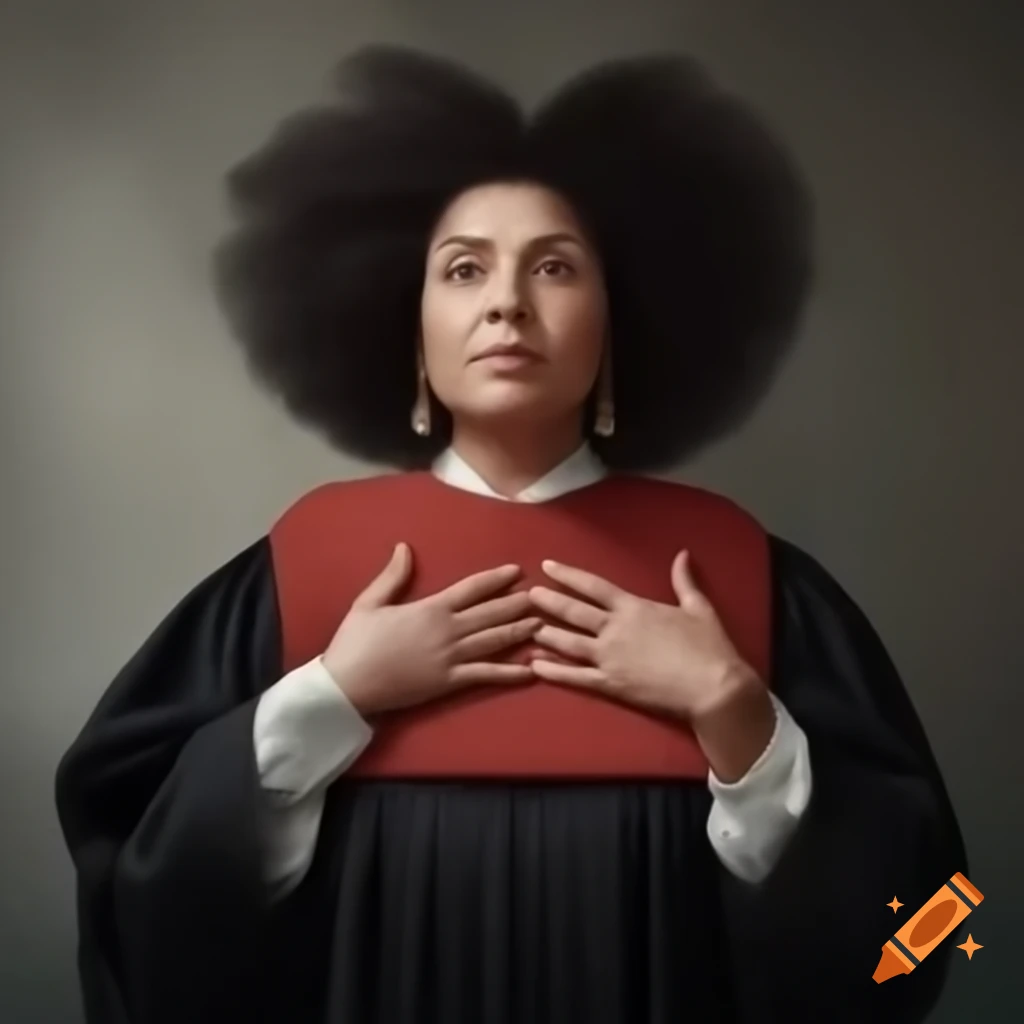 Portrait of a compassionate woman dedicated to helping others on Craiyon