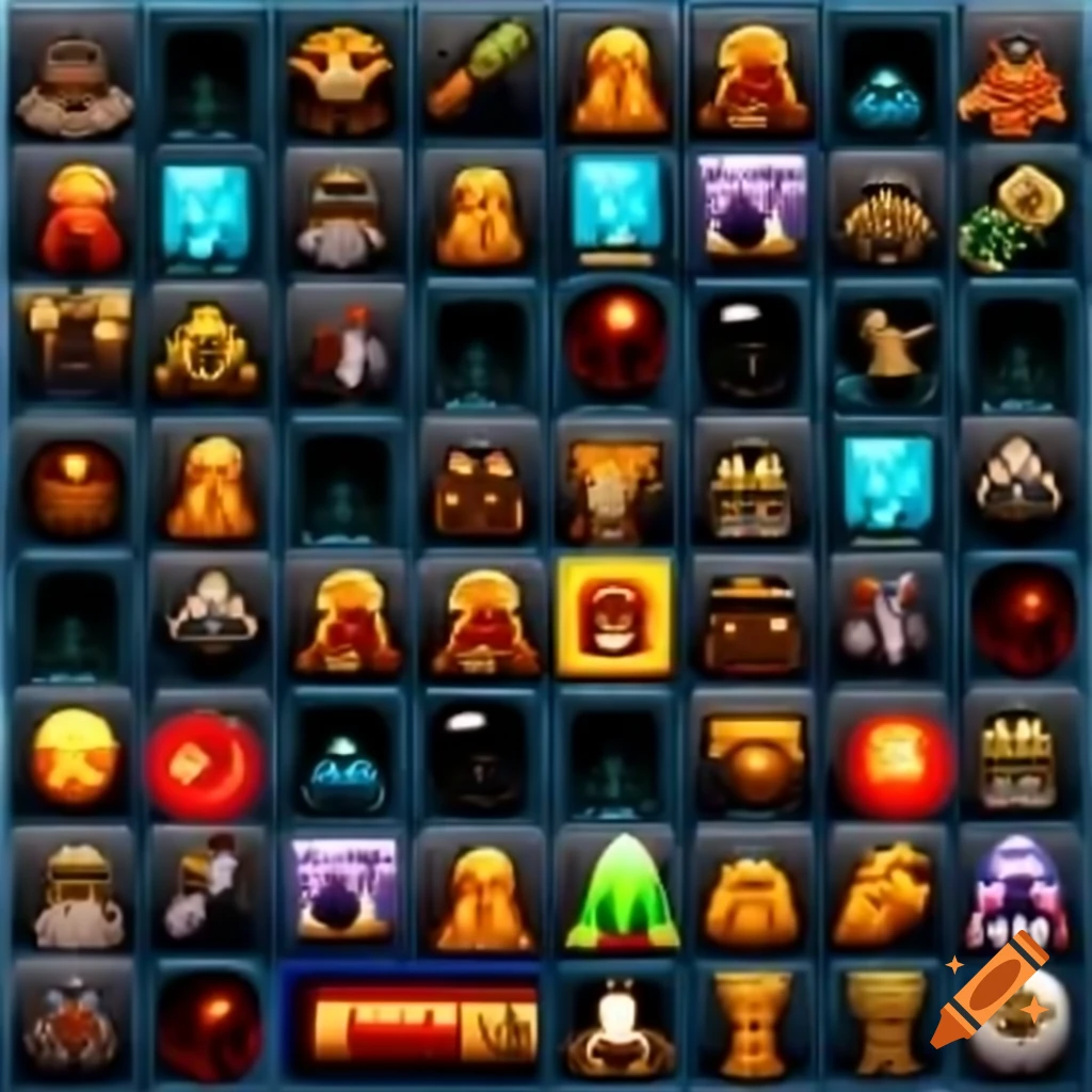 Player icons themed as Christian for multi-user dungeon on Craiyon