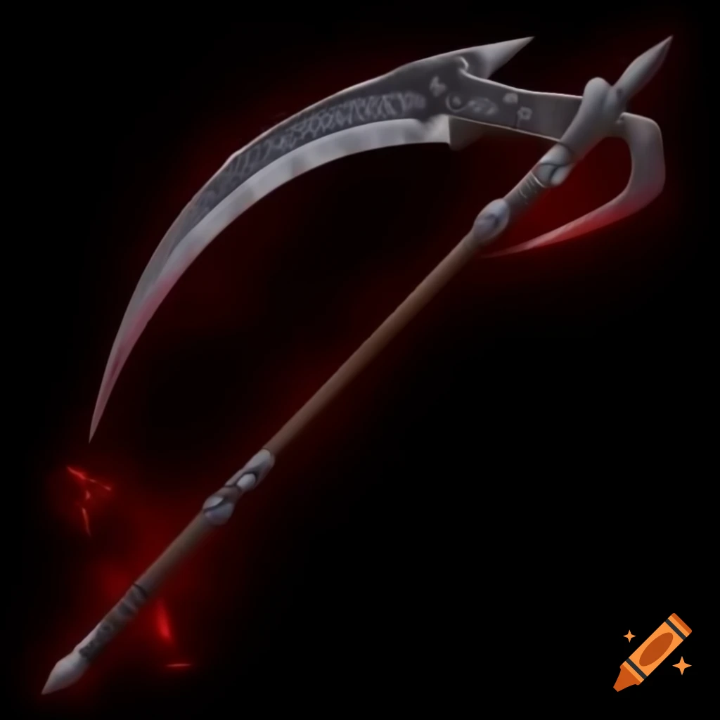 The prophet's death scythe, a large two-handed weapon with necrotic ...