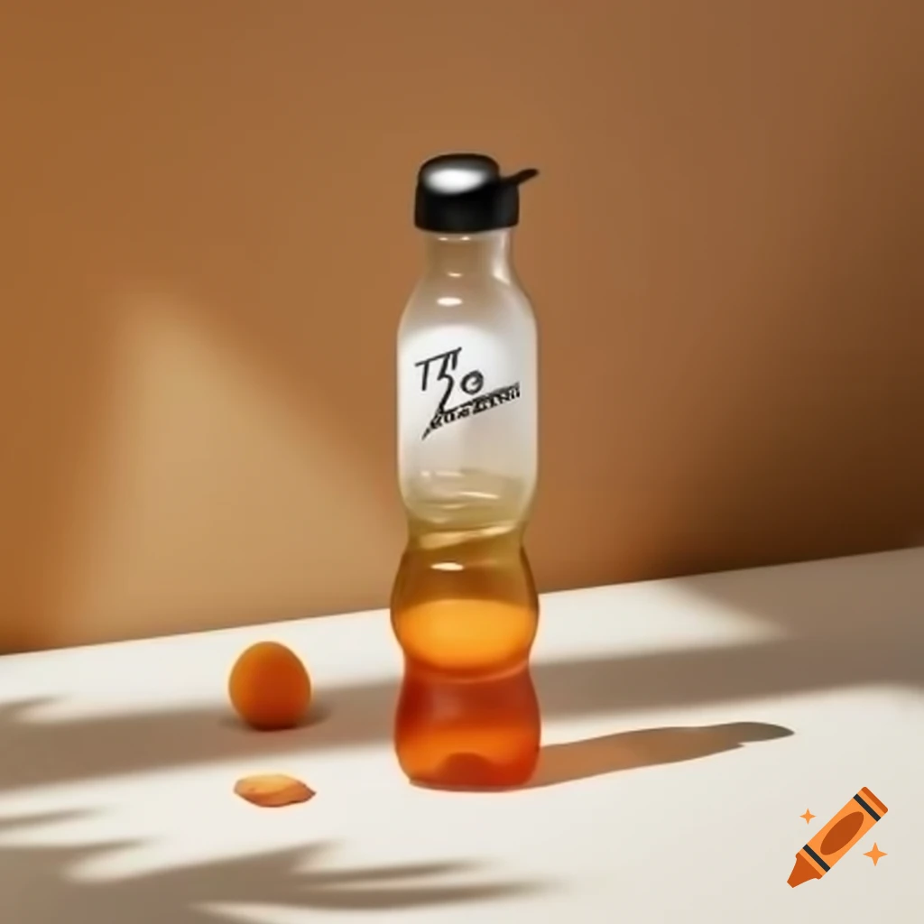 Modern drink bottle design for brand Life Burst on Craiyon