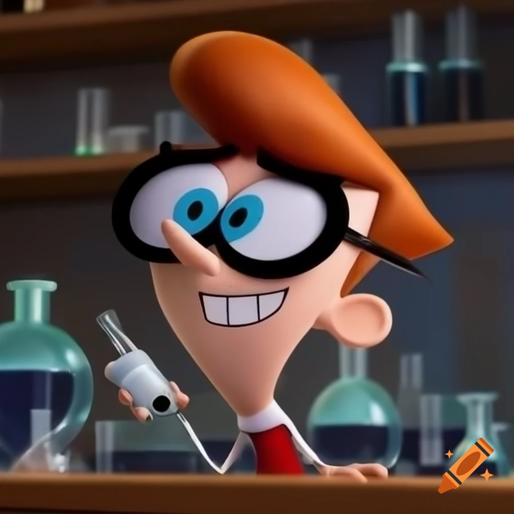 Cartoon character inspired by Dexter from Dexter's Laboratory in Jimmy ...