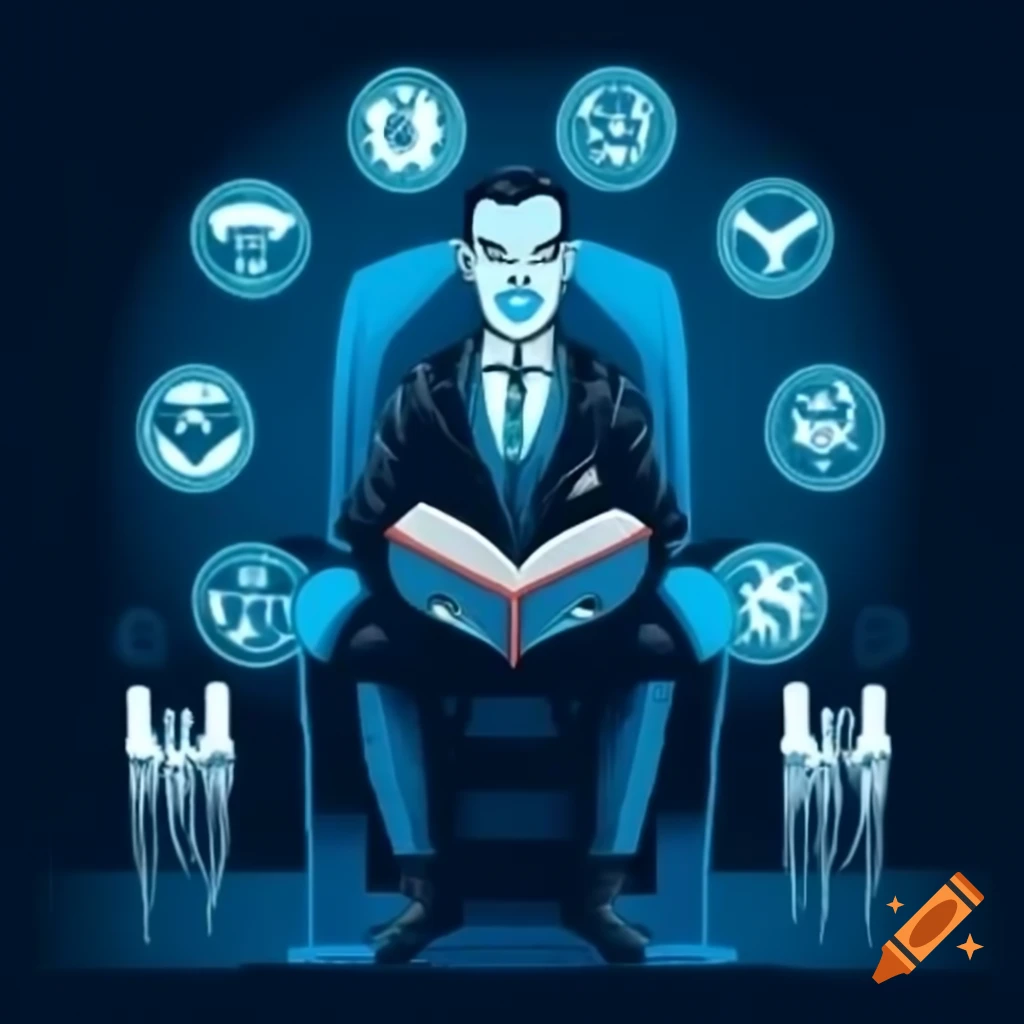 Superhero with formal logic powers organizing space logically on Craiyon