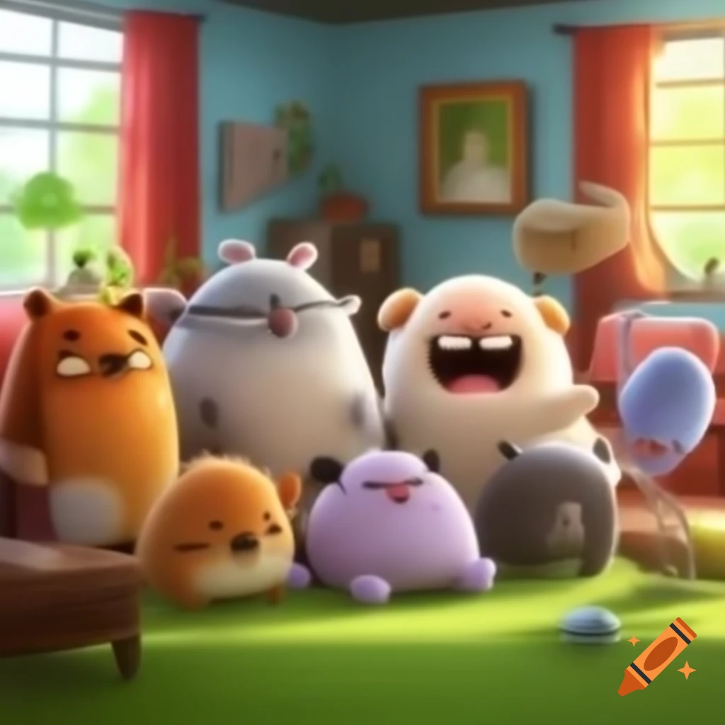 Laughing Cartoon Animals