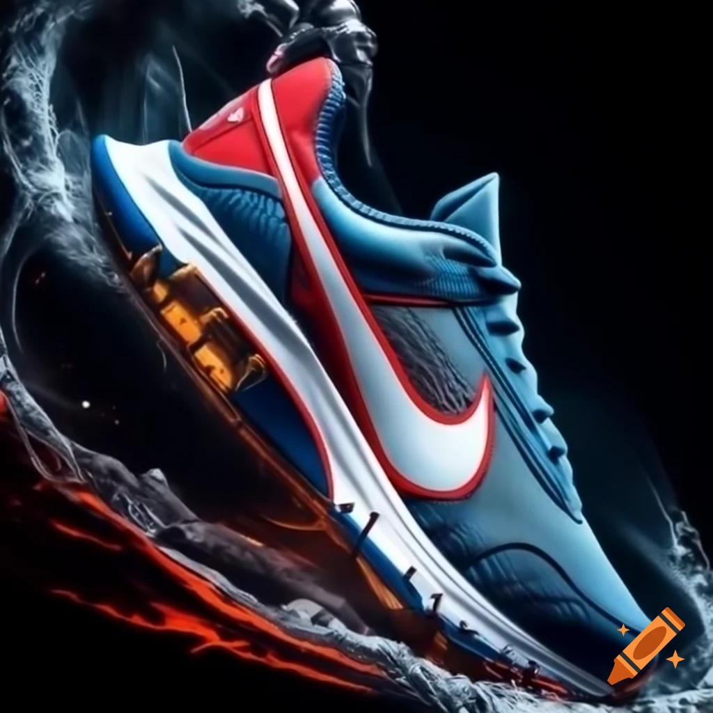 Dynamic swoosh logo symbolizing Nike's athletic prowess and speed on ...