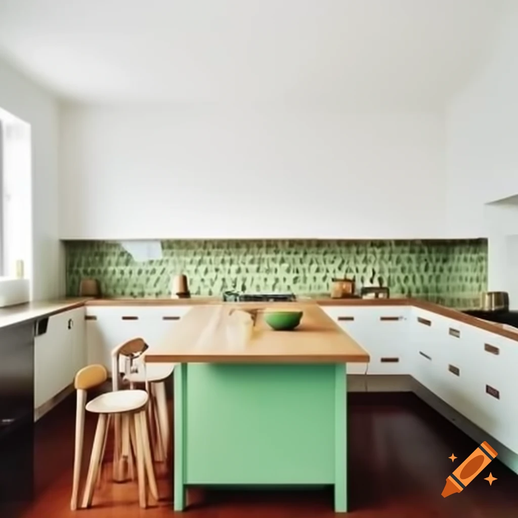 Stylish kitchen design with pebble colored gloss units and wooden ...