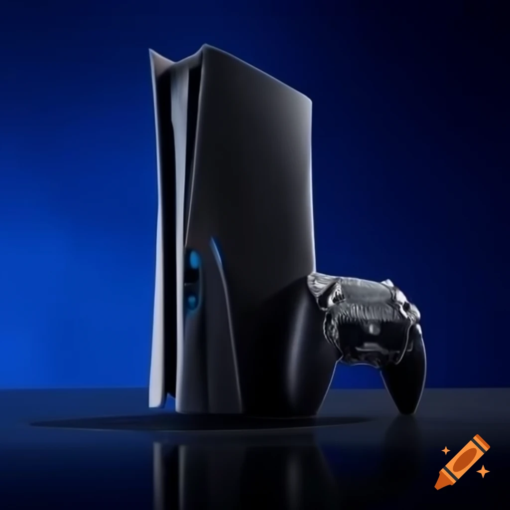 Stylish advertising image for the upcoming Playstation PS6 console on ...