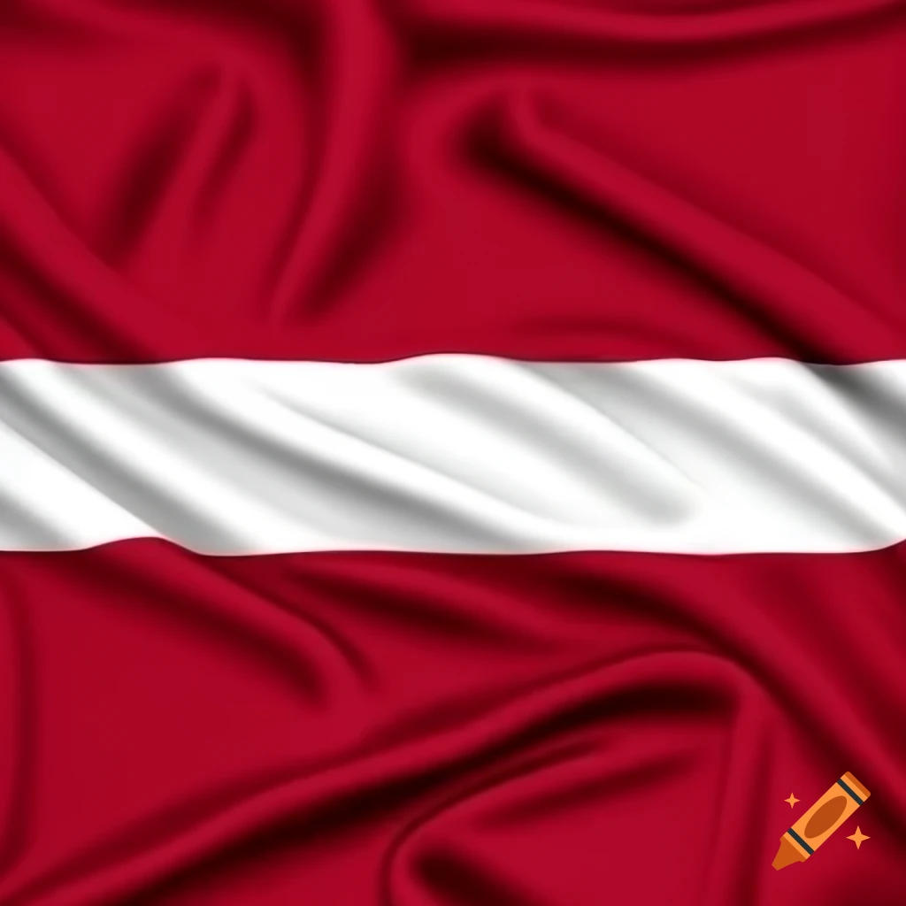 Latvian flag design on Craiyon