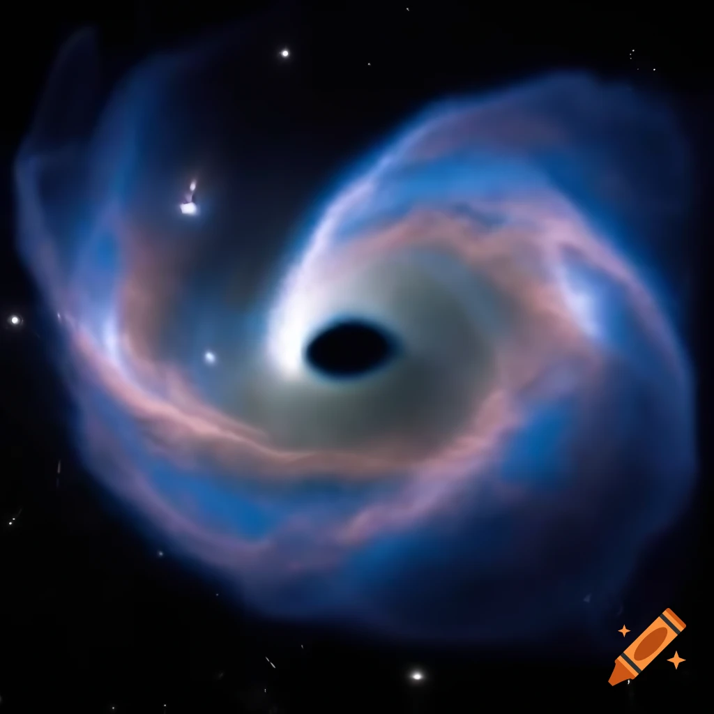 Abstract representation of self entanglement and synchronicity on Craiyon