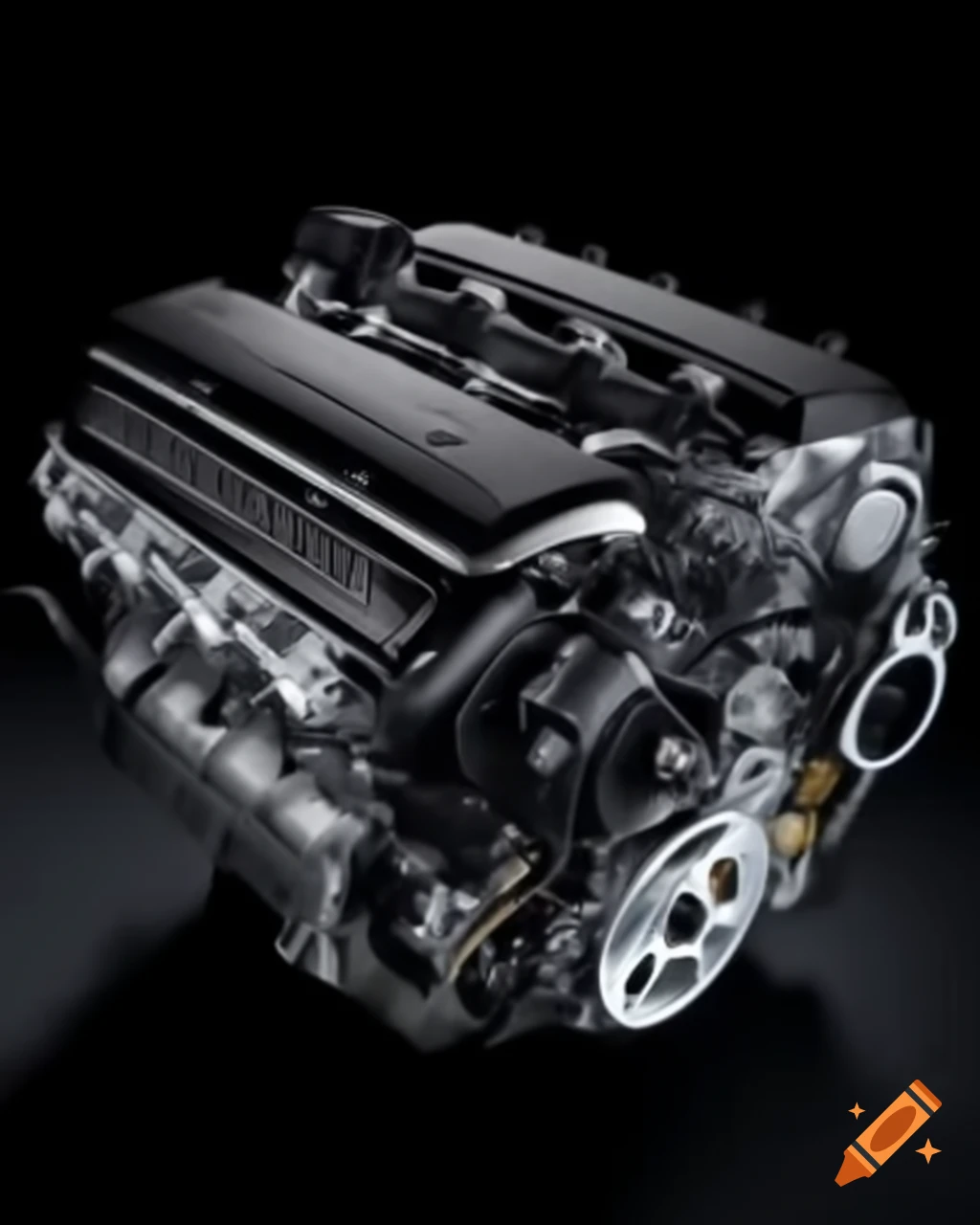 High-performance 2.0-liter engine designed for sports car speed and ...