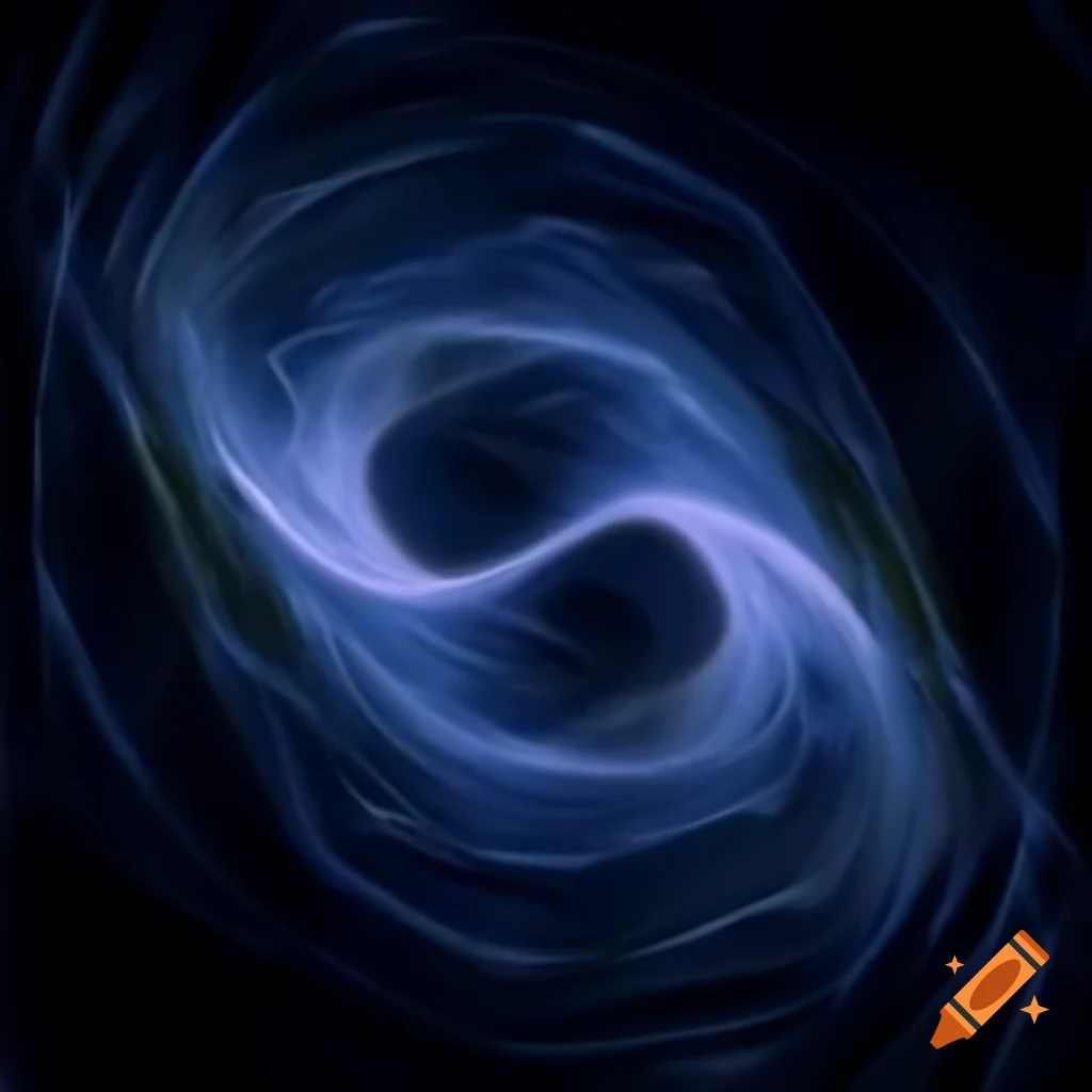 Concepts of void, nothingness, and linear distance in abstract form on ...