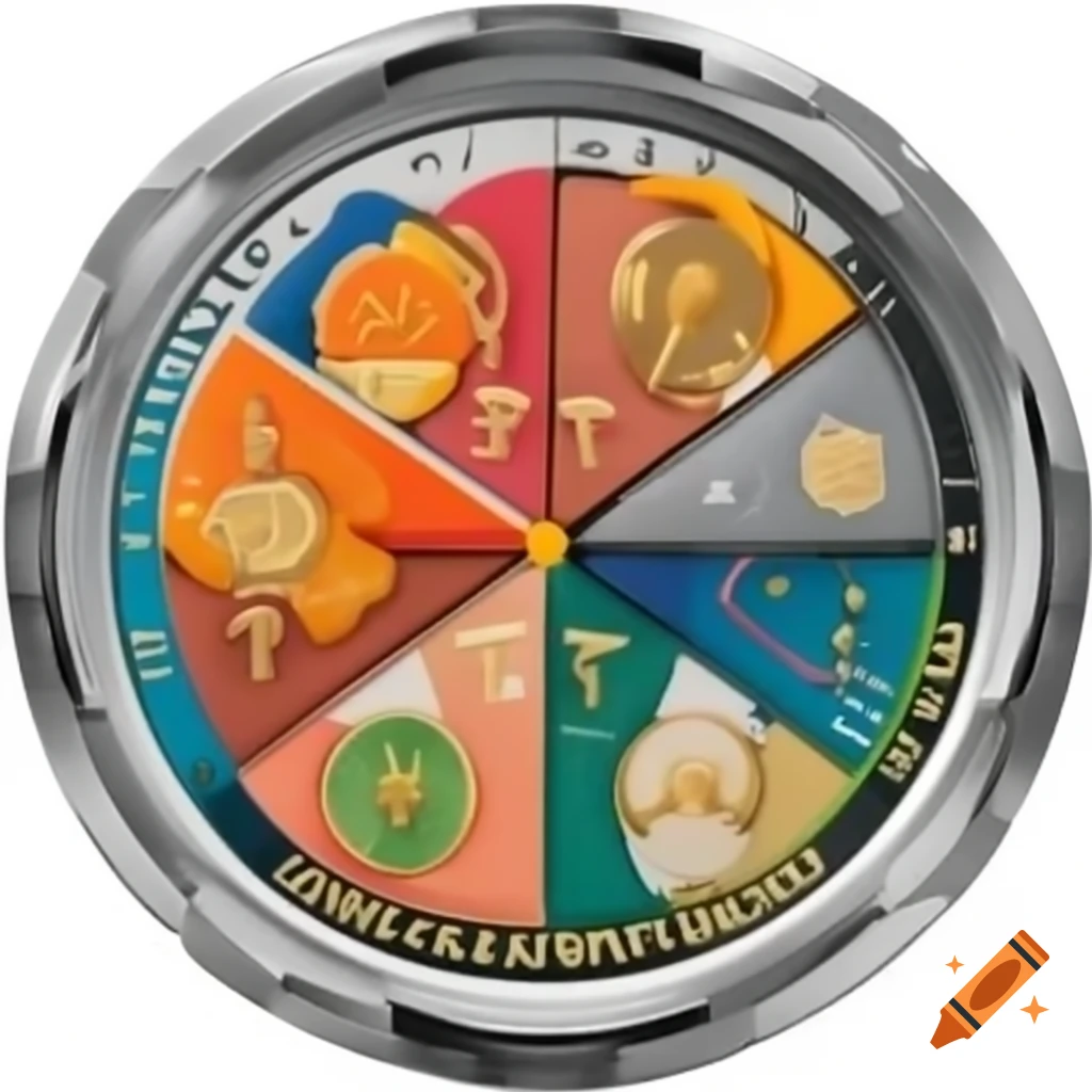 Colorful challenge coin featuring rugged beauty of six American states ...