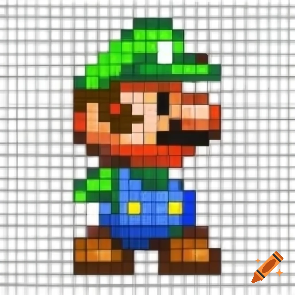 Modelos De Pixel Art Luigi Pixel Art Minecraft Skins | Page 2 | Planet