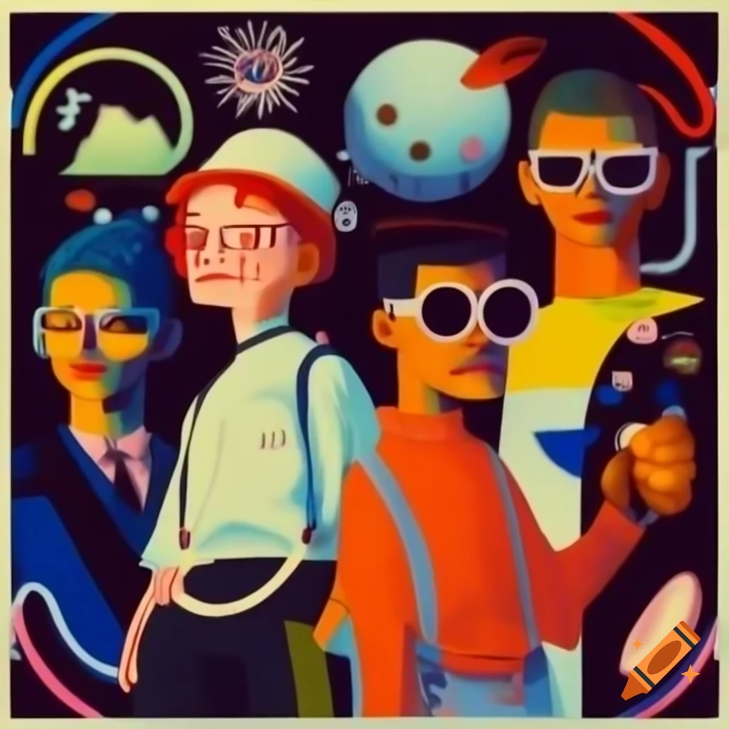 Illustration style painting with 90s vibe inspired by film Do the Right ...